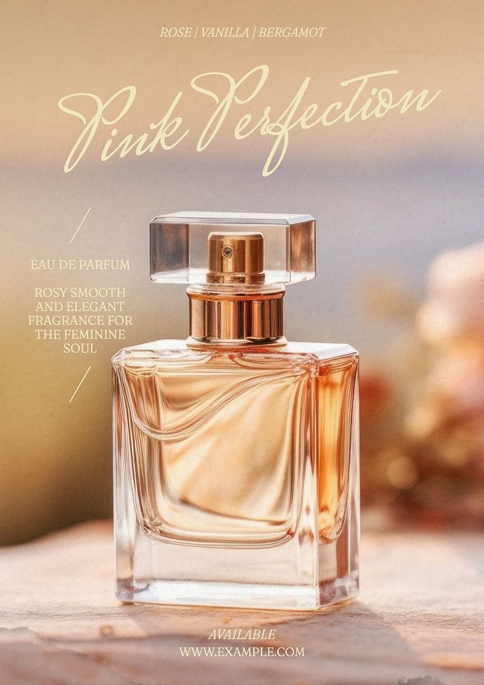Perfume poster template | Premium Editable Template - rawpixel