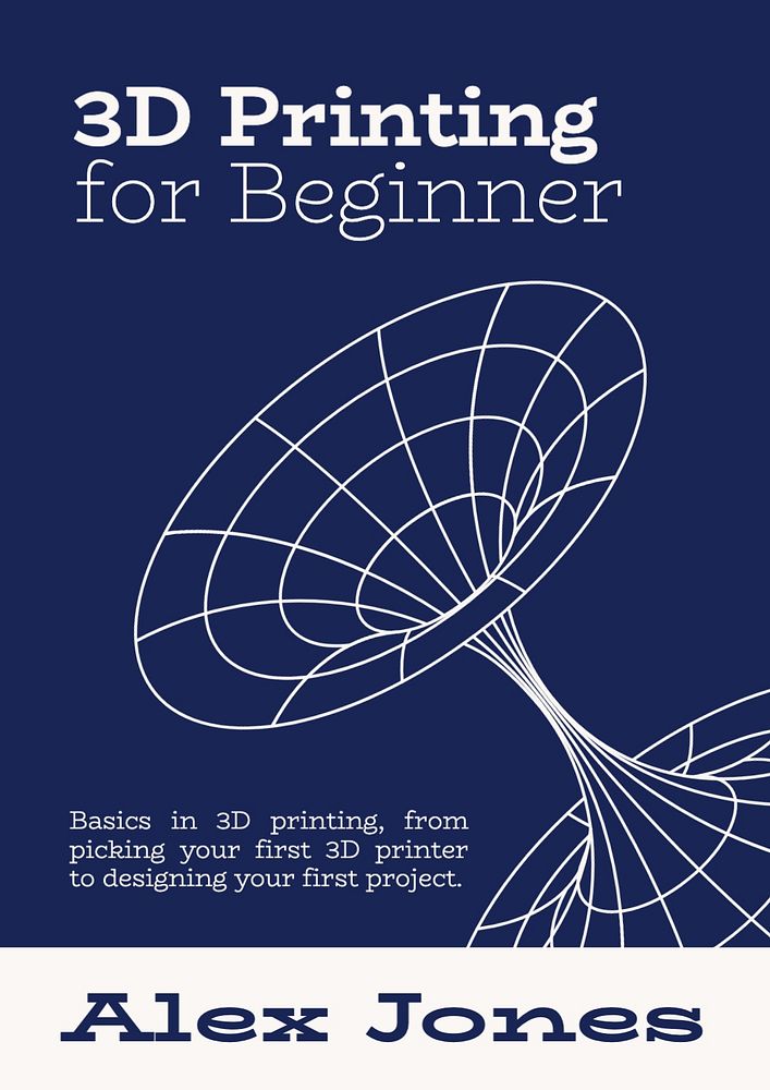 3d printing book cover template | Premium Editable Template - rawpixel