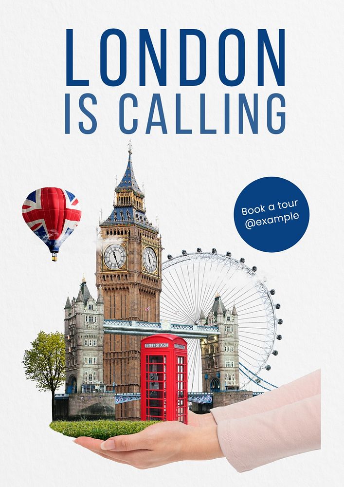 London calling poster template | Premium Editable Template - rawpixel