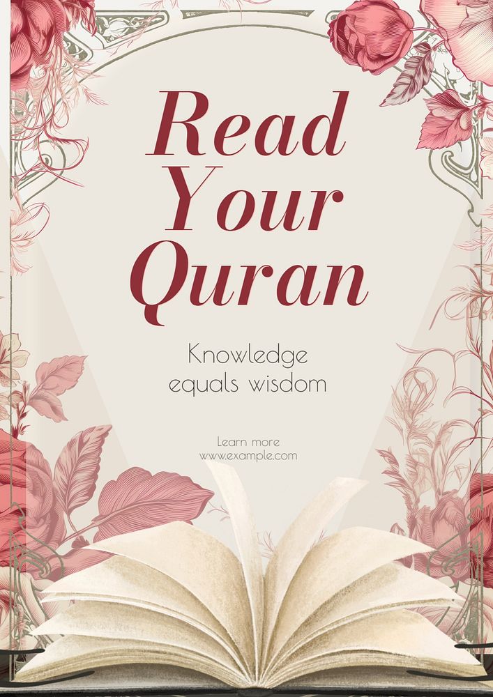 Quran poster template | Premium Editable Template - rawpixel