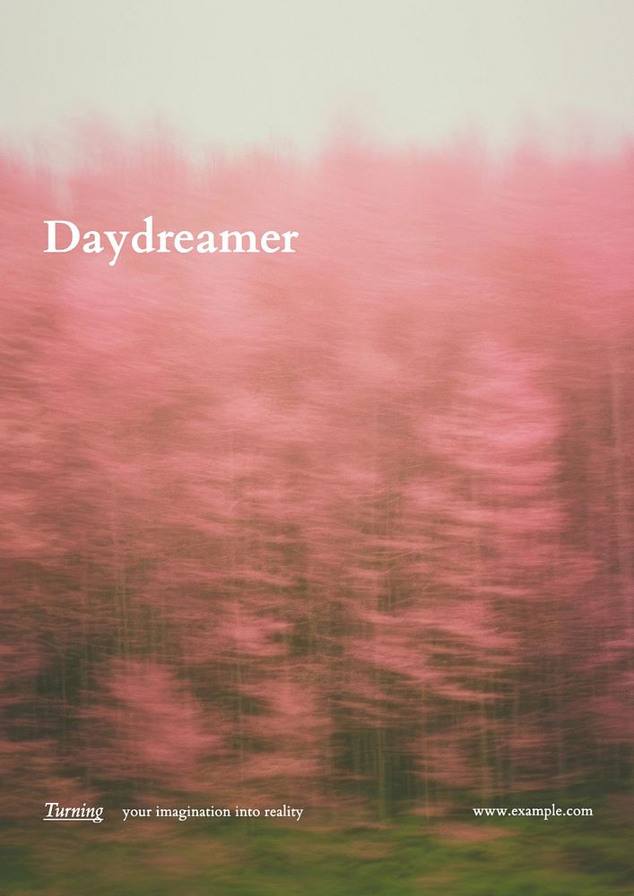 Daydreamer poster template | Premium Editable Template - rawpixel