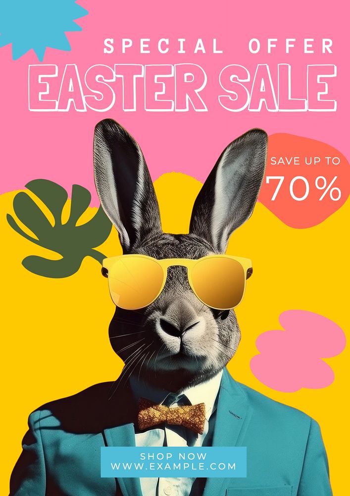Easter sale poster template | Premium Editable Template - rawpixel