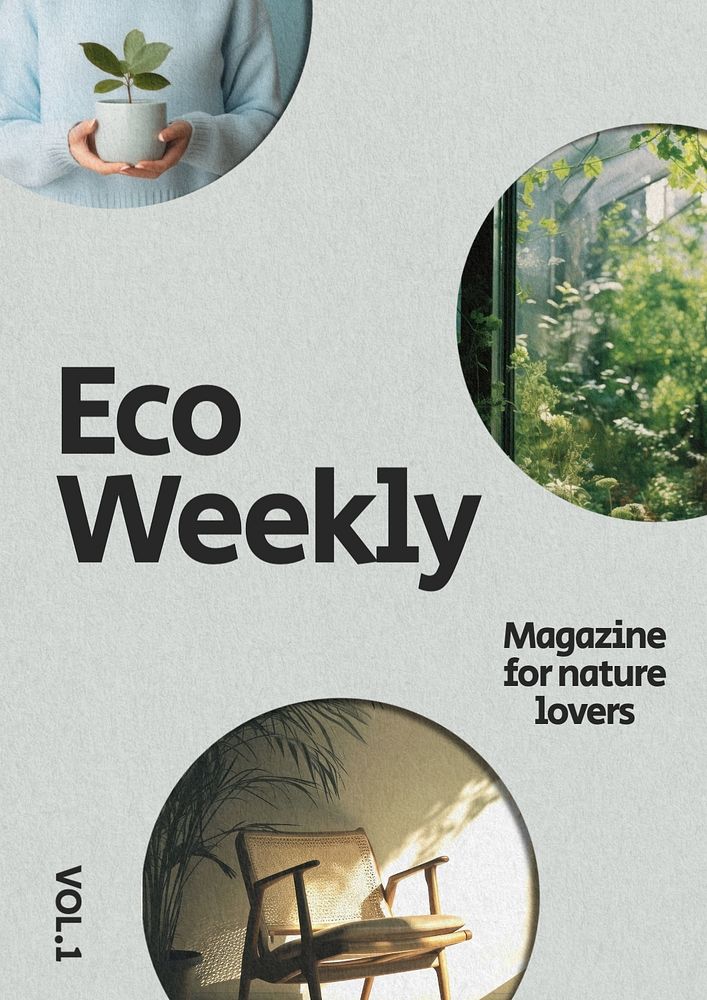 Eco weekly poster template | Premium Editable Template - rawpixel
