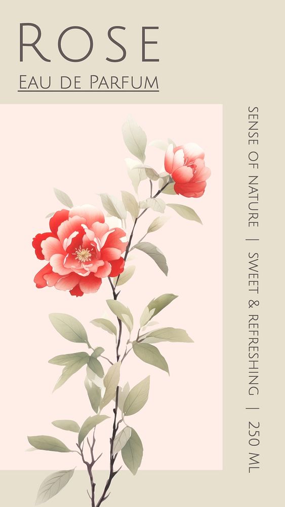 Perfume label template, editable design | Premium Editable Template ...