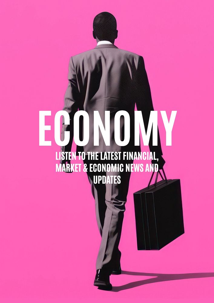 Economy & finance poster template | Premium Editable Template - rawpixel