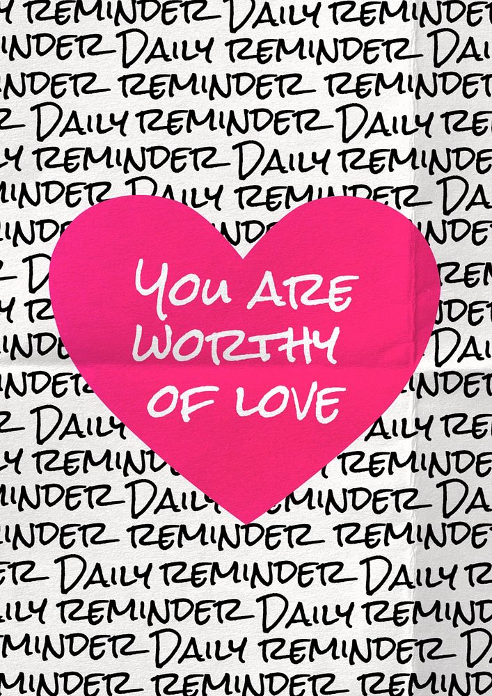 Daily reminder poster template | Premium Editable Template - rawpixel