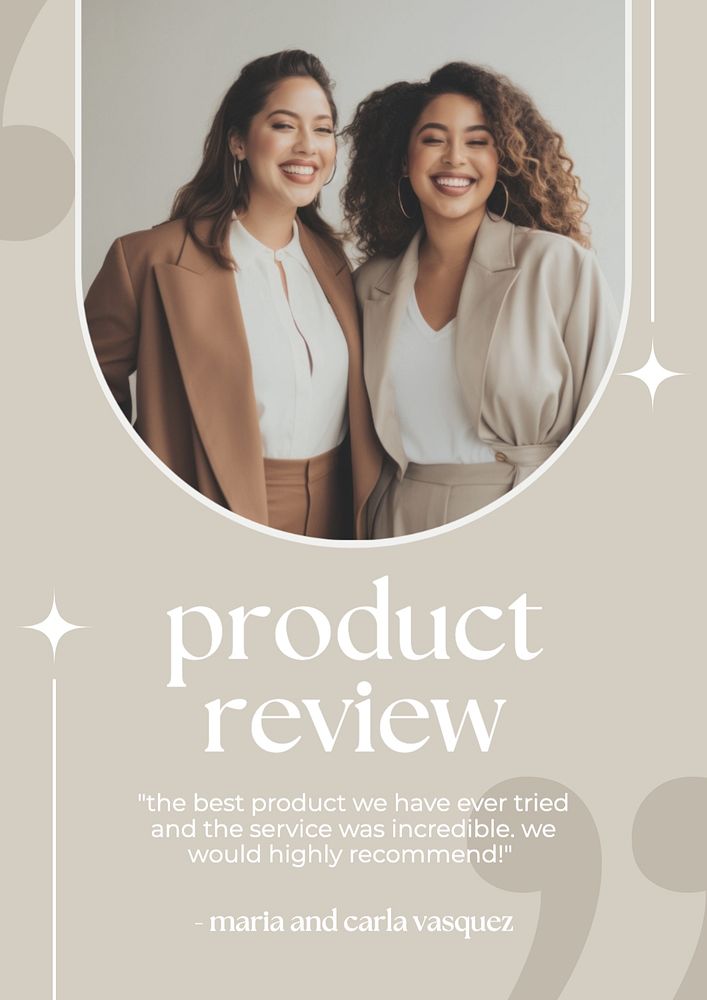 Product review poster template | Premium Editable Template - rawpixel
