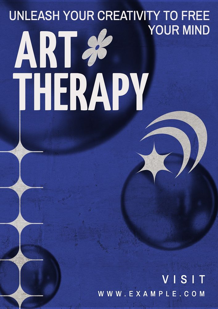 Art therapy poster template | Premium Editable Template - rawpixel