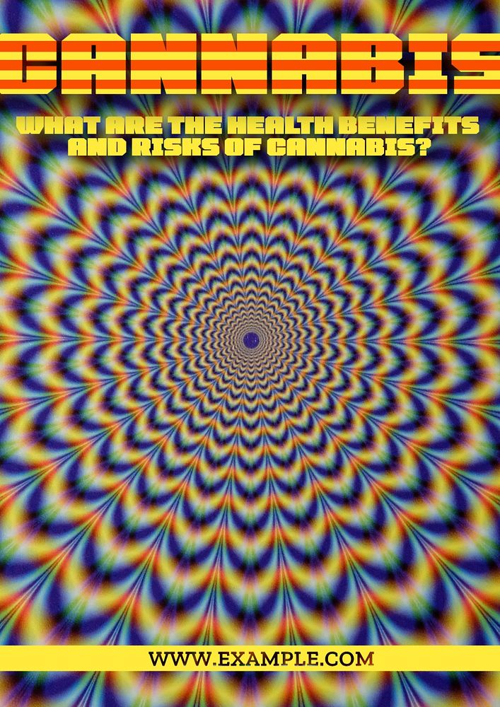 Cannabis poster template | Premium Editable Template - rawpixel