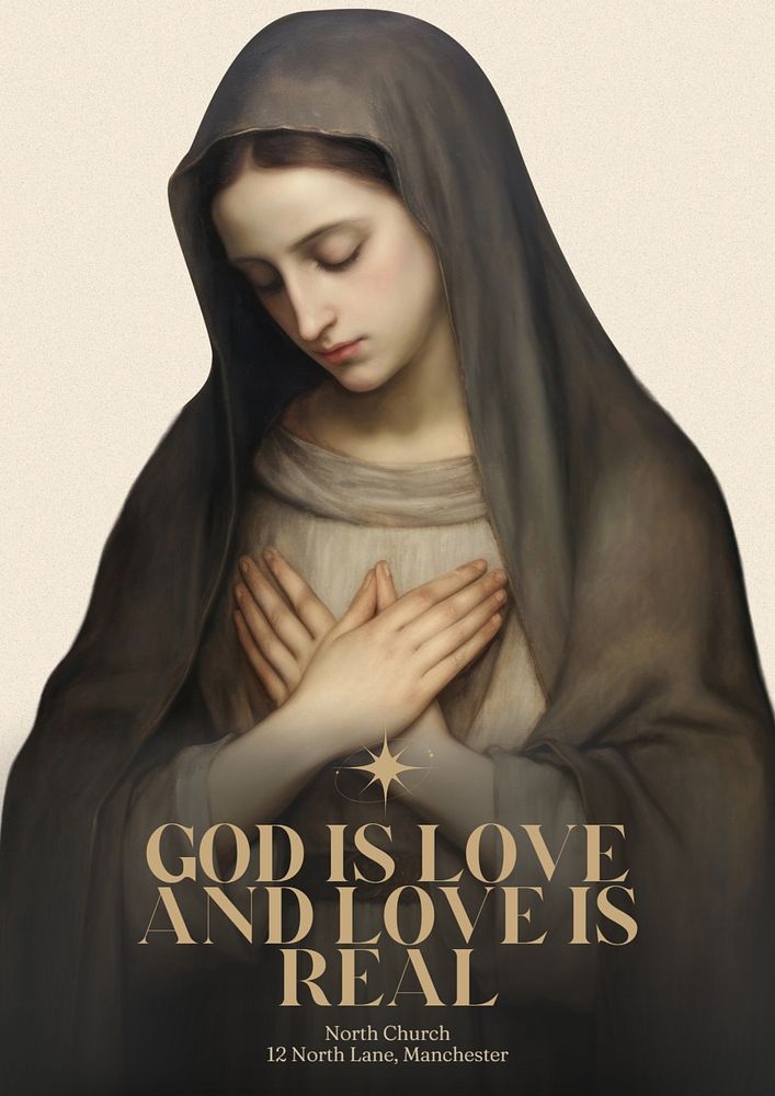God is love poster template | Premium Editable Template - rawpixel