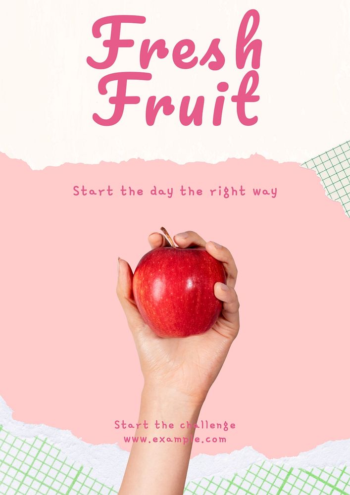 Fruit poster template | Premium Editable Template - rawpixel