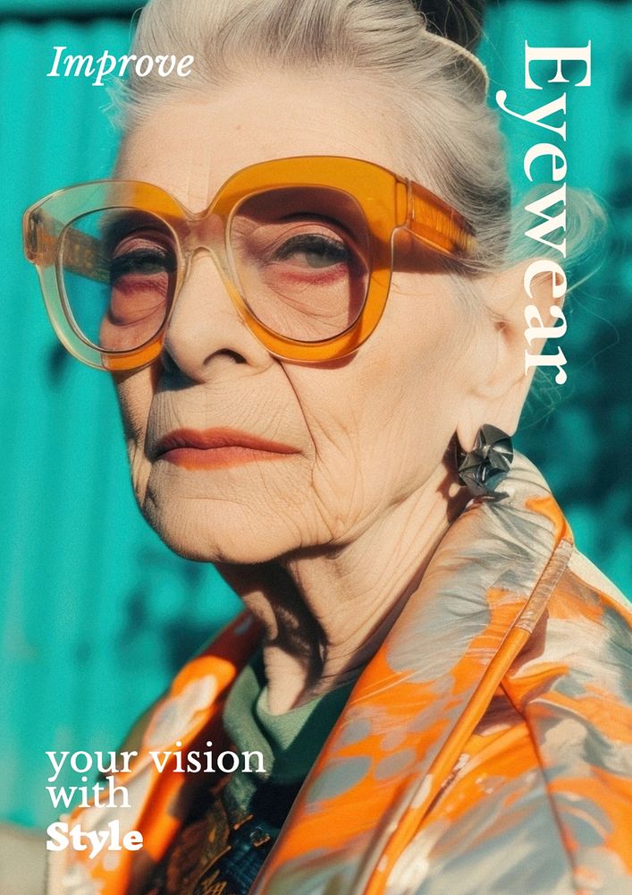 Eyewear poster template | Premium Editable Template - rawpixel