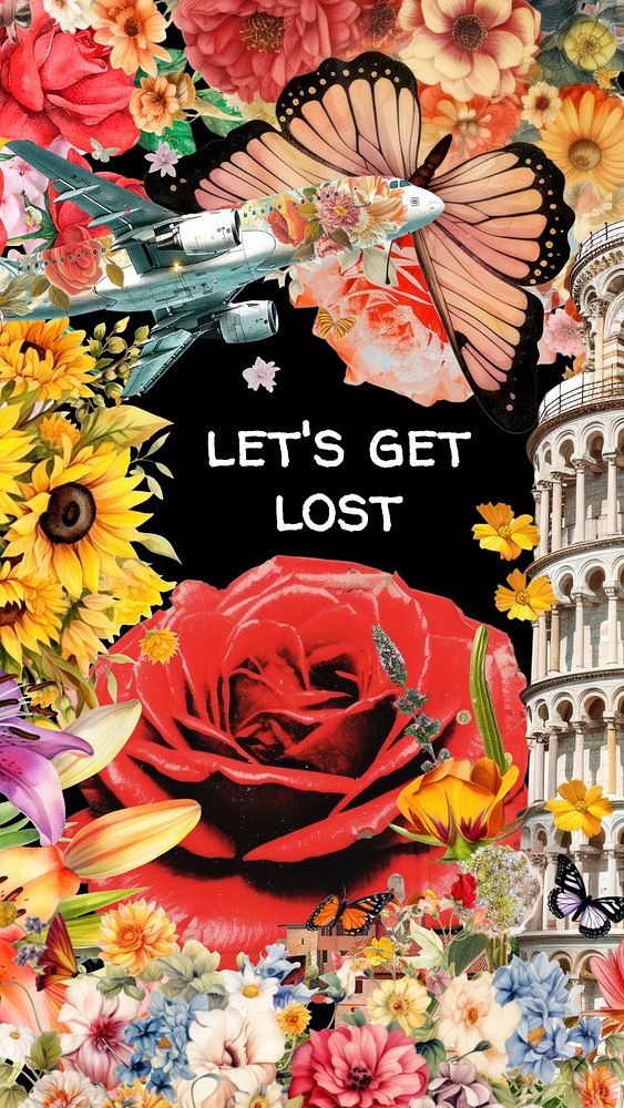 Let's get lost Facebook story | Premium Editable Template - rawpixel