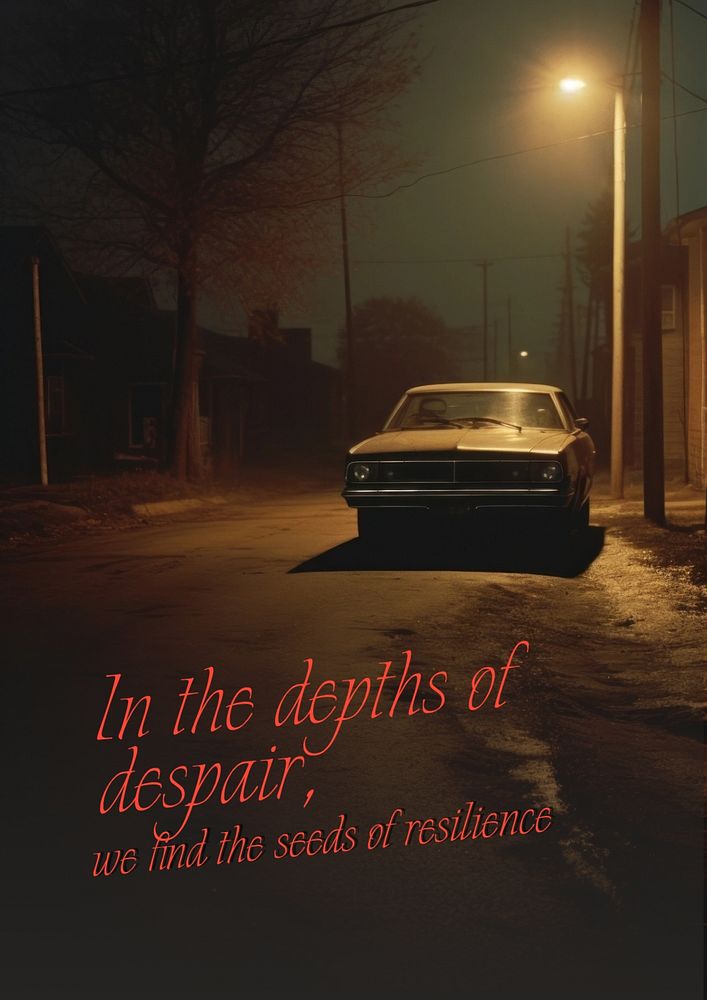 Deep quote poster template | Premium Editable Template - rawpixel