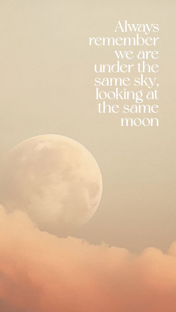 Moon quote Facebook story template | Premium Editable Template - rawpixel