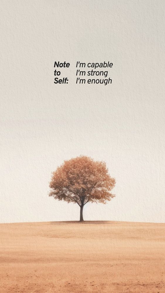 Self-reminder quote Facebook story template | Premium Editable Template ...