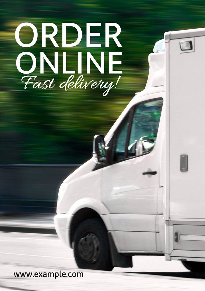 Order online poster template | Premium Editable Template - rawpixel