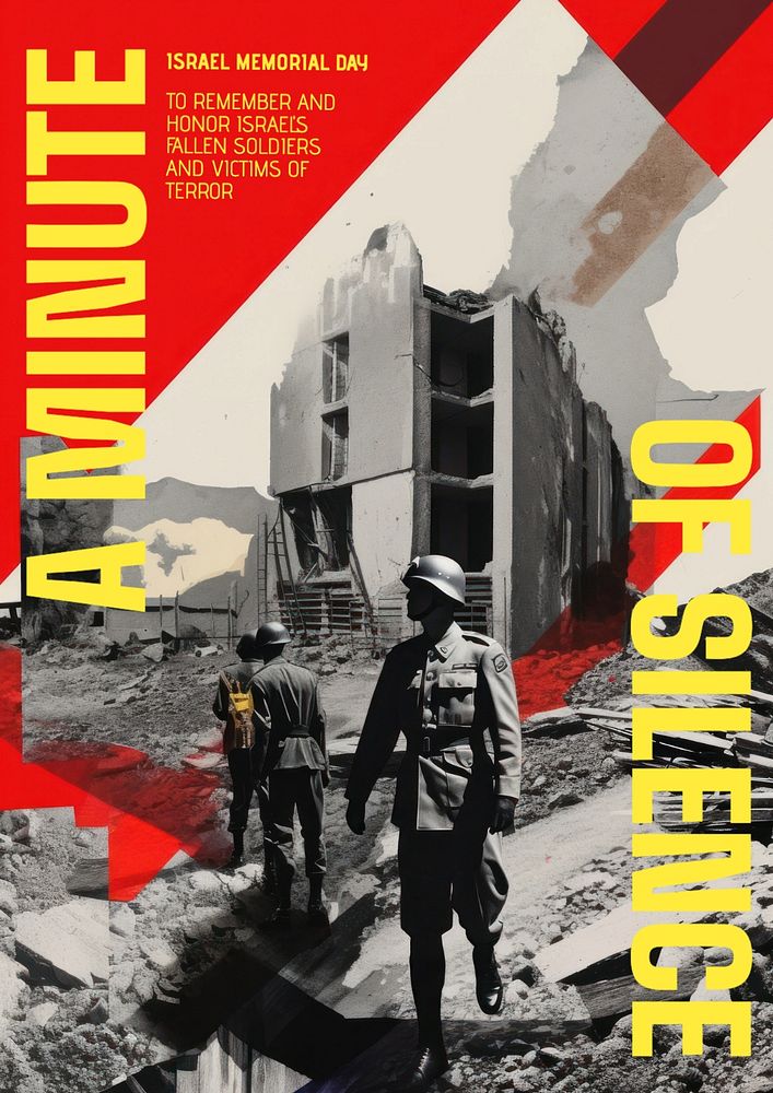 Minute of silence poster template | Premium Editable Template - rawpixel