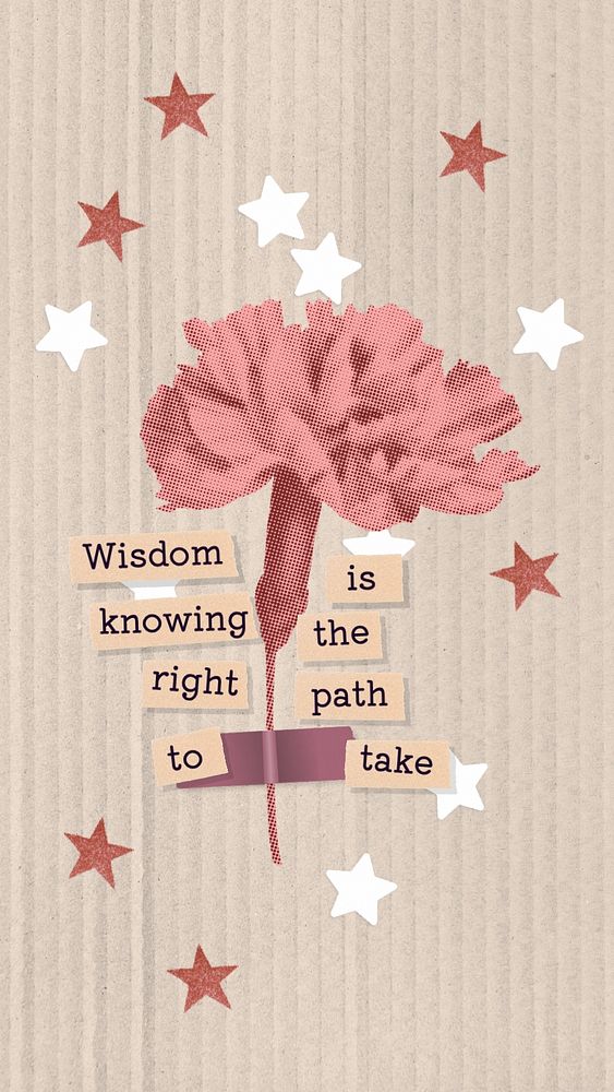 Moral & wisdom quote mobile | Premium Editable Template - rawpixel