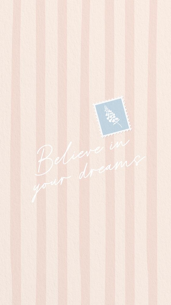 Dream quote mobile phone wallpaper | Premium Editable Template - rawpixel