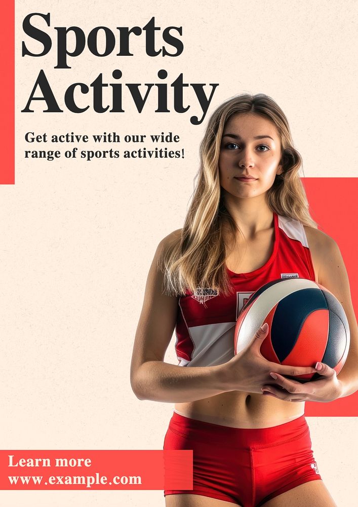 Sports activity poster template | Premium Editable Template - rawpixel