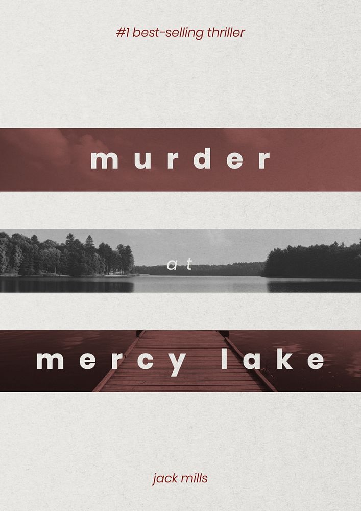 Murder mystery book cover template, | Premium Editable Template - rawpixel