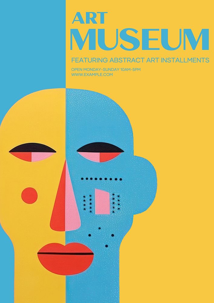 Art museum poster template | Premium Editable Template - rawpixel