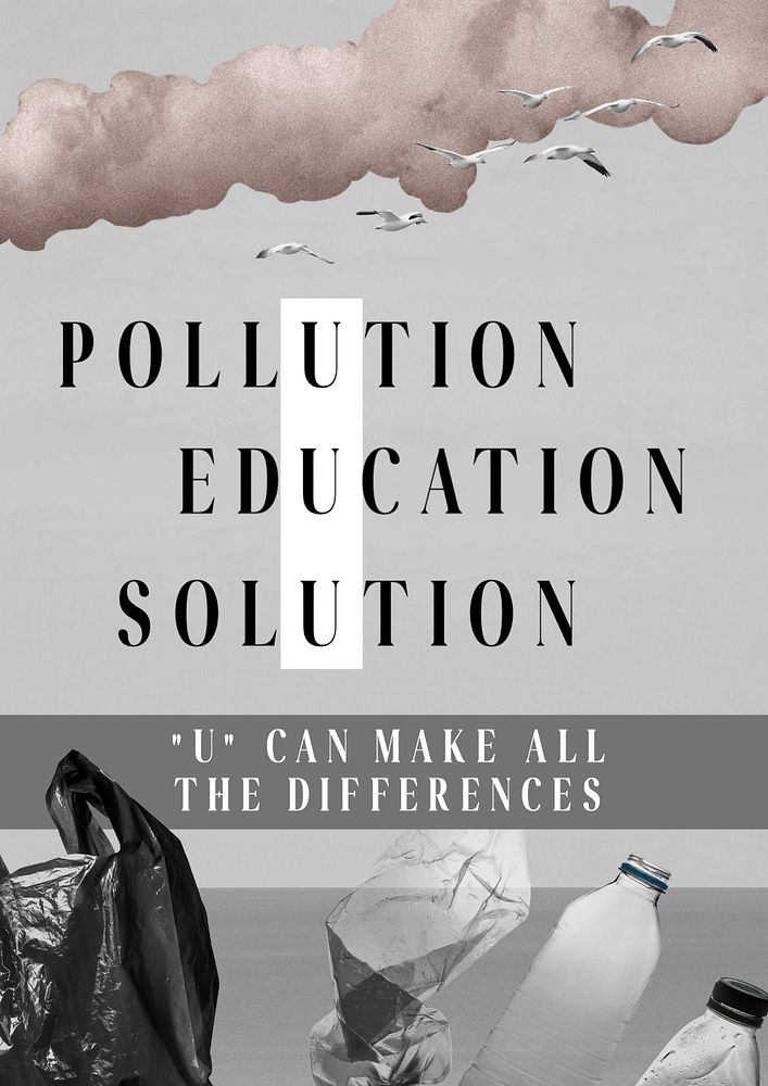 Environmental education poster template | Free Editable Template - rawpixel