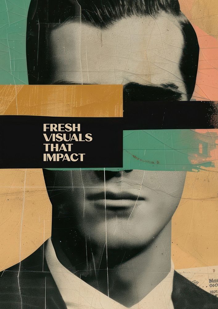 Fresh visuals that impact quote | Premium Editable Template - rawpixel