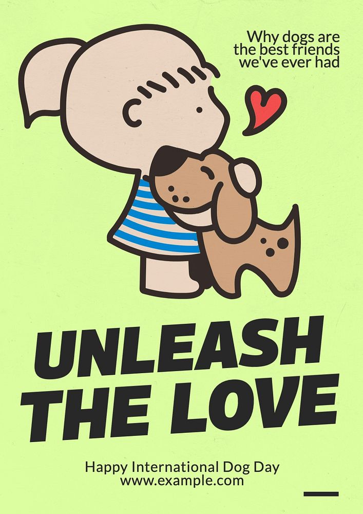 Pet dog poster template | Premium Editable Template - rawpixel