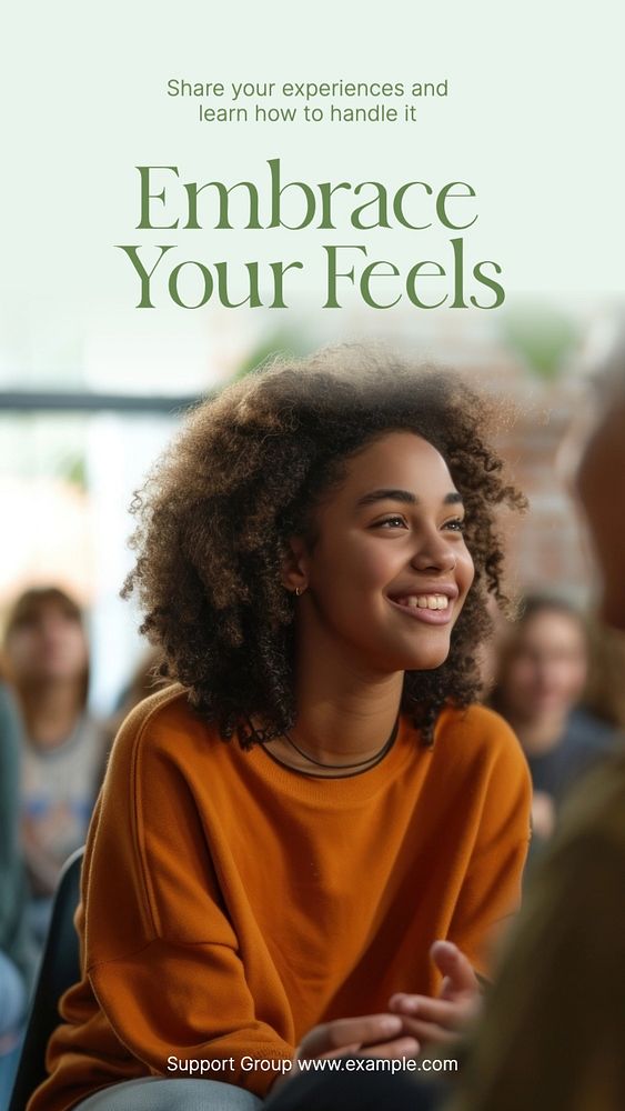 Embrace your feels Instagram story | Free Editable Template - rawpixel