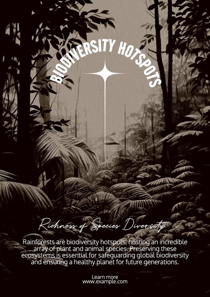 Rainforests poster template | Premium Editable Template - rawpixel
