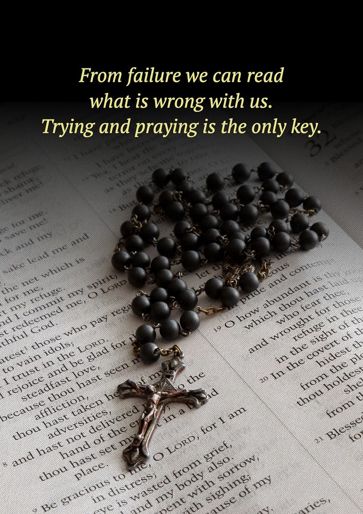 Failure quote poster template | Premium Editable Template - rawpixel