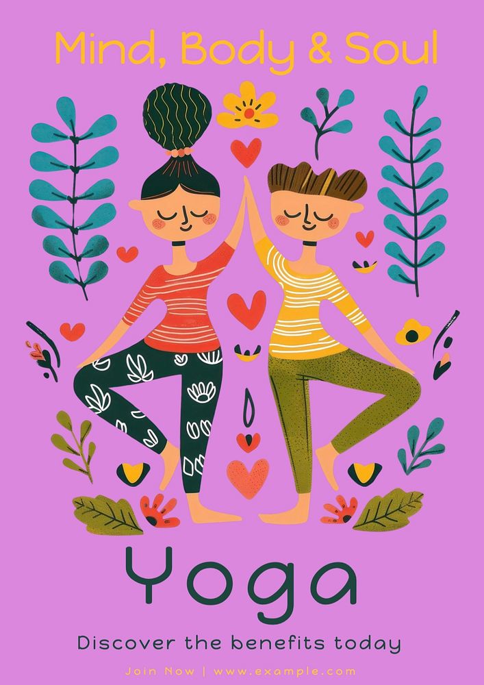 Yoga class poster template | Premium Editable Template - rawpixel