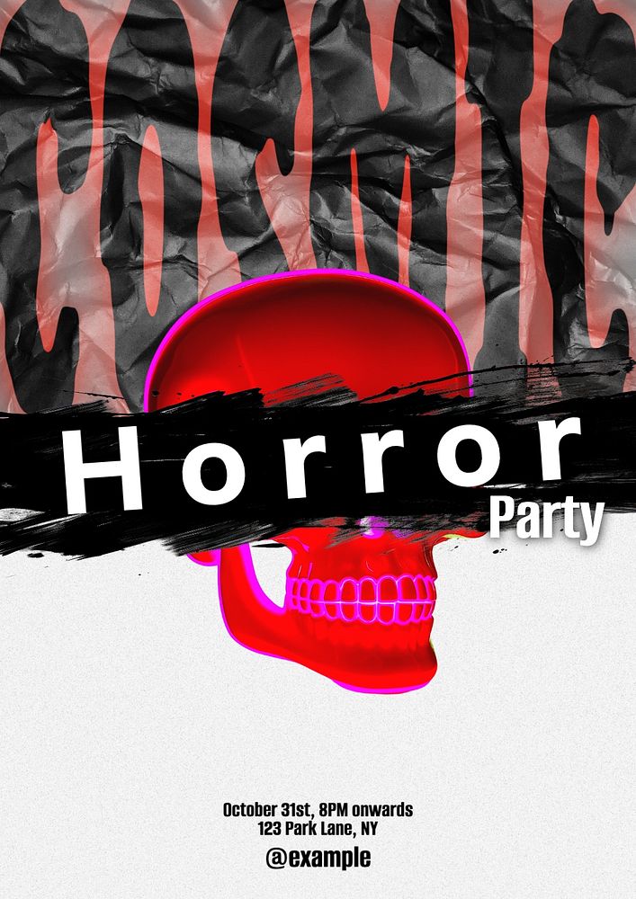 Cosmic horror poster template | Premium Editable Template - rawpixel