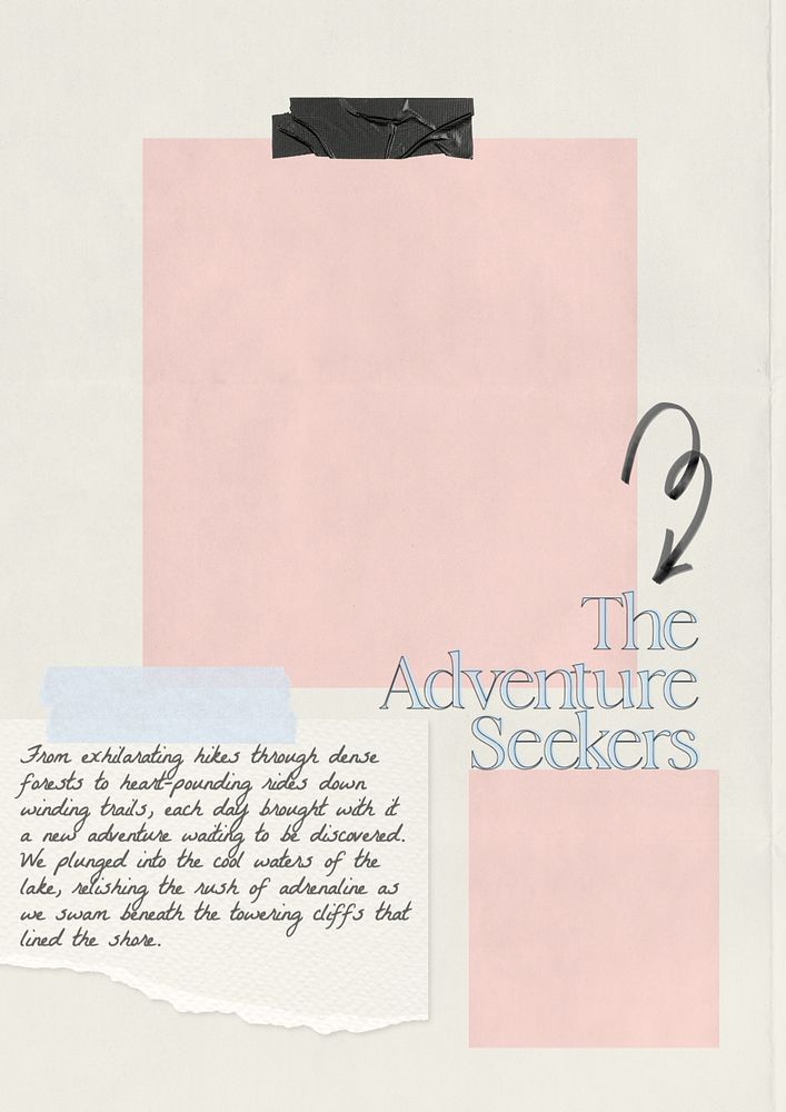 Journal poster template | Premium Editable Template - rawpixel