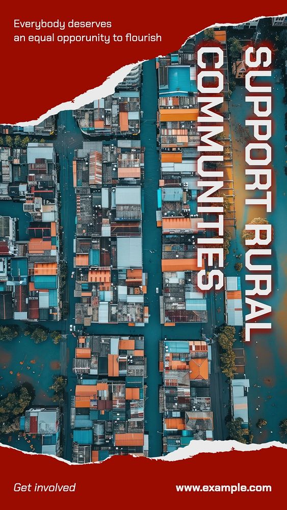 Support rural communities Facebook story | Free Editable Template ...