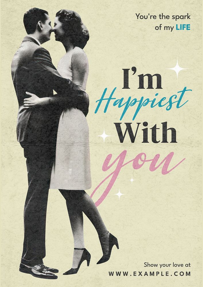 Couple poster template, editable design | Premium Editable Template ...