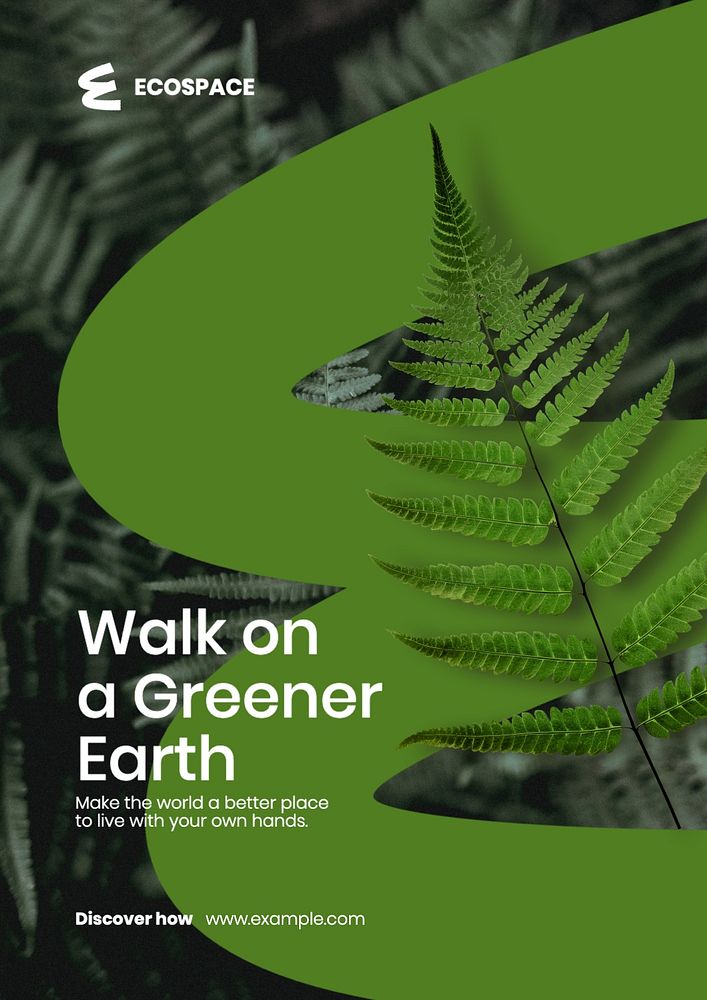 Greener earth poster template | Premium Editable Template - rawpixel
