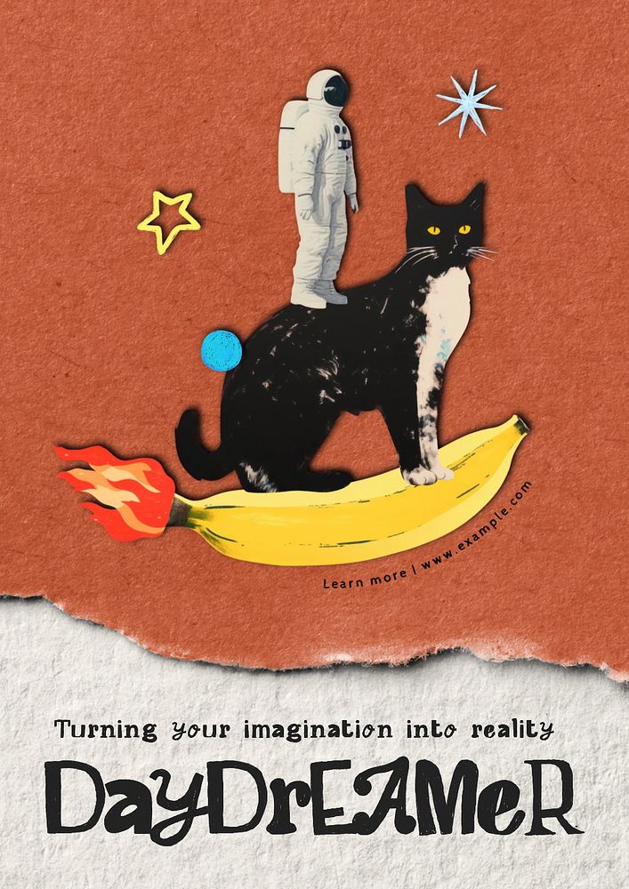 Daydreamer poster template | Premium Editable Template - rawpixel