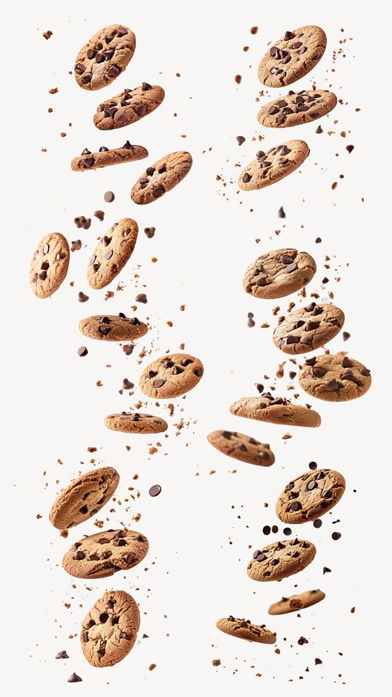 Editable floating cookies design element | Premium Editable Design ...