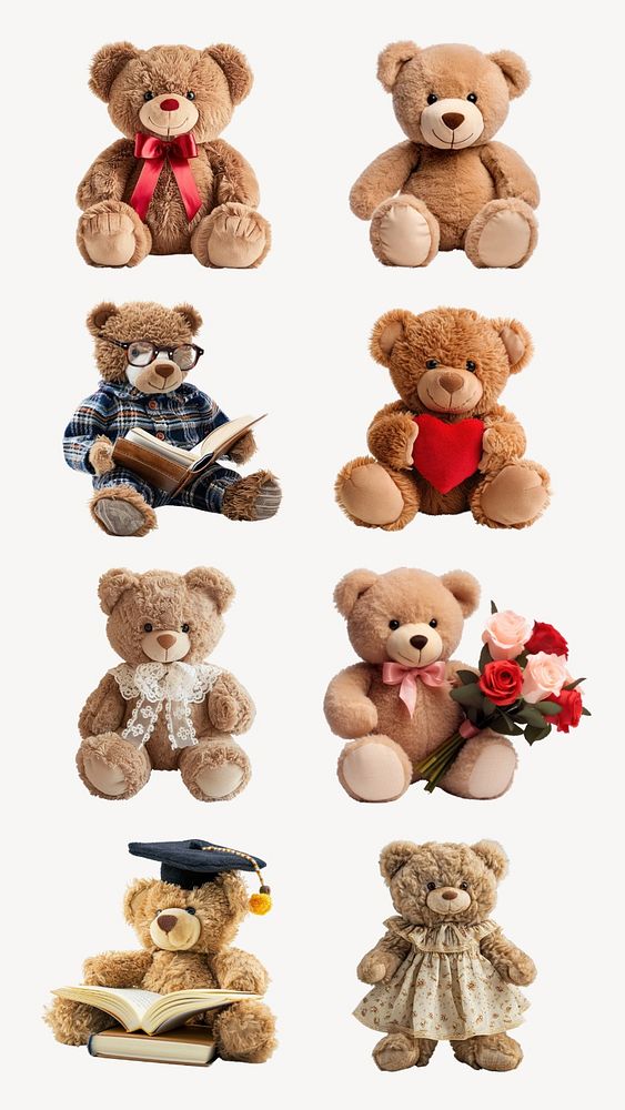 Editable teddy bear design element | Premium Editable Design - rawpixel