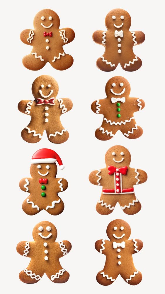 Editable gingerbread dessert cookie design | Premium Editable Design ...