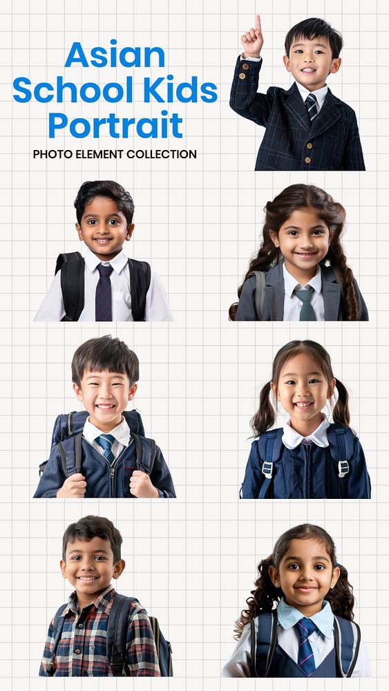 Editable Diverse Asian student element | Premium Editable Design - rawpixel