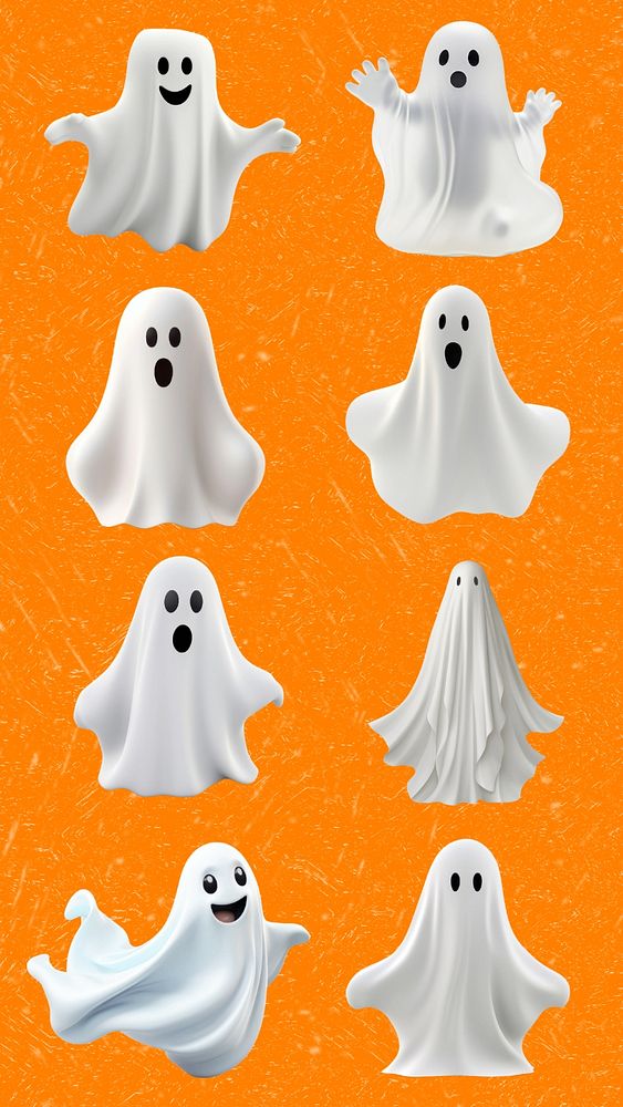 Editable 3D Halloween ghost element | Premium Editable Design - rawpixel