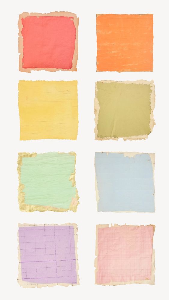 Editable Vintage rainbow ripped paper | Premium Editable Design - rawpixel