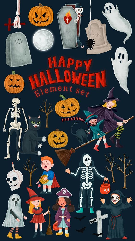 Editable Happy Halloween design element | Premium Editable Design ... Editable Happy Halloween design element | Premium Editable Design ...