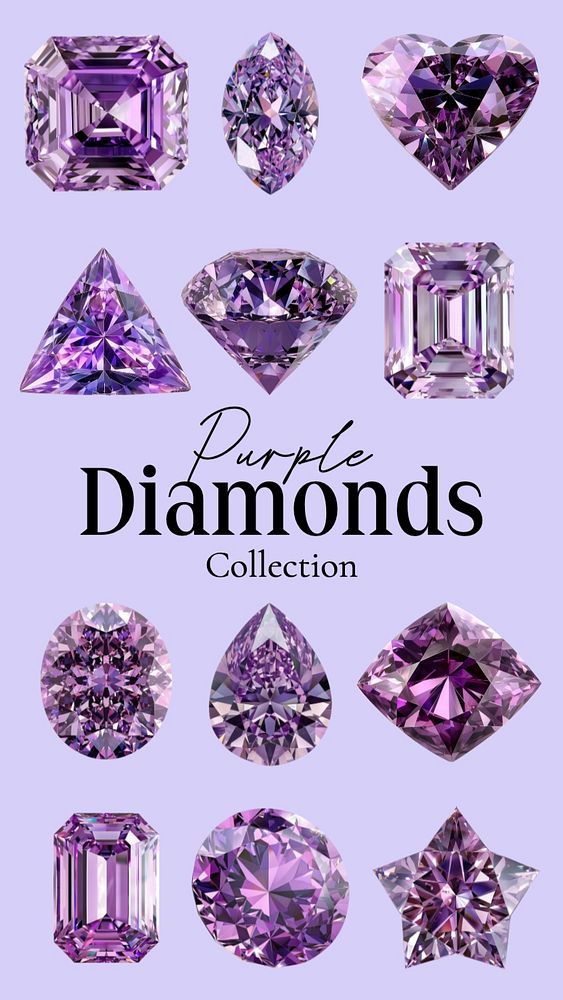 Editable purple diamond design element | Premium Editable Design - rawpixel
