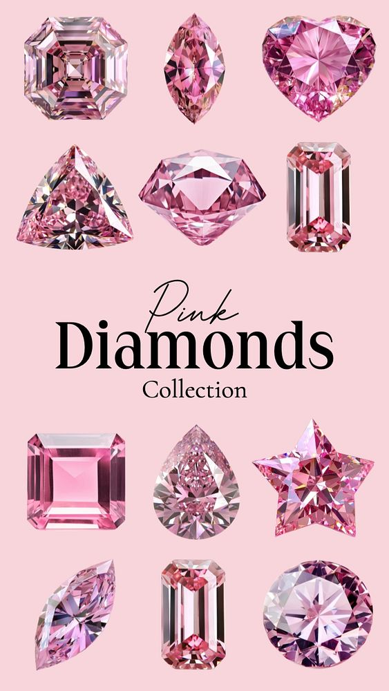 Editable pink diamond design element | Premium Editable Design - rawpixel