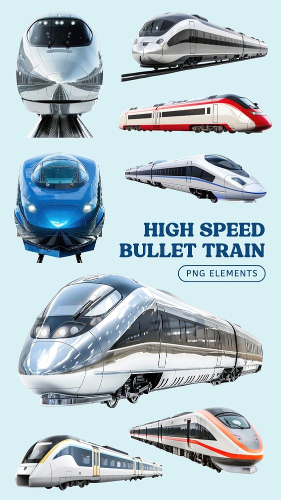 Editable high speed train design | Premium Editable Design - rawpixel